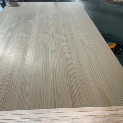 China Natural or Bleached Finish Pine Wood Boards for and 2440x1220 or Customized Size for sale