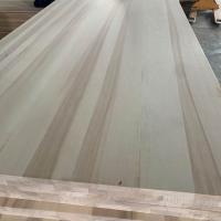 China 100mm-2440mm Natural Texture Solid Wood Furniture Poplar Plank Panel Edge Glued Board for sale