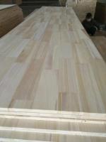 China 2000mm/2440mm/2500mm/3050mm/3660mm Length Paulownia Straight Panel Finger Joint Board for sale
