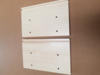 China Drawer Furniture Backboard Panels Durable Grooved Poplar Paulownia Pine for Furniture for sale
