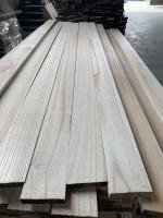 China Customized Size Paulownia Wood Strips for Decoration 18mm x 18mm Length 2500mm for sale