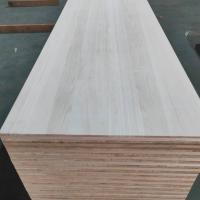 China Moisture Content 8%-12% Paulownia Wood Straight Log Furniture Bleached Solid Wood Board for sale