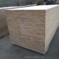 China Natural or Bleached Chinese Poplar Finger Joint Board for Furniture Revitalization for sale
