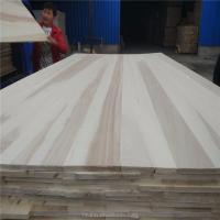 China Natural or Bleached Chinese Poplar Finger Joint Board for Furniture Revitalization for sale