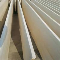 China Natural Color or Bleached Solid Wood Panels Poplar Bed Slats for Project Solutions for sale