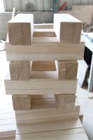 China 100mm-2440mm Length Bleached Poplar Board for Living Room Qingfa Natural Poplar Lumber for sale