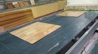 China Solid Wood Desktop UV Oak Board Rubber Wood Finger Joint Board for Solid Wood Desktops for sale