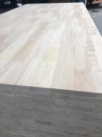 China Rubber Wood Finger Jointed Solid Wood Planks Width 100-1220mm for Indoor Furniture for sale