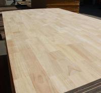 China Rubber Wood Finger Jointed Solid Wood Planks Width 100-1220mm for Indoor Furniture for sale