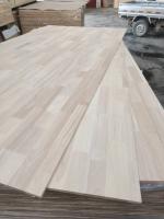 China 100-1220mm Width Rubber Finger Jointed Wood Boards Furniture Table Top Rounded Corners for sale
