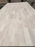 China 100-1220mm Width Rubber Finger Jointed Wood Boards Furniture Table Top Rounded Corners for sale