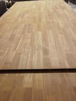 China Customized 1220x2440mm Carbonized Solid Wood Panel Rubber Finger Joint Hardwood Board for sale
