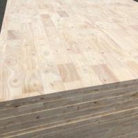 China Clean and Finished Rubber Wood Finger Joint Board with High Density of 730-830kg/cbm for sale