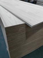 China FSC 100% Certified 3mm-50mm White Oak Veneer Panels with Paulownia Wood Core Board for sale