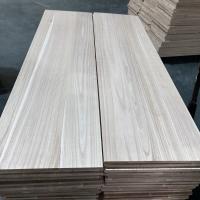 China Natural Paulownia Solid Wood Board Grade AB or ABC with Natural Wood Finish Bleached for sale