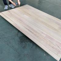 China Natural Paulownia Solid Wood Board Grade AB or ABC with Natural Wood Finish Bleached for sale