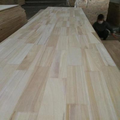 China Solid Wood Panels Finger Joint Board Made of Paulownia Timber with Free Spare Parts for sale