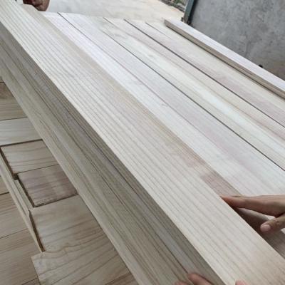 China 16mm 18mm Paulownia Lumber Furniture Board for Bed Natural Wood or Customized E1/E0 Glue for sale
