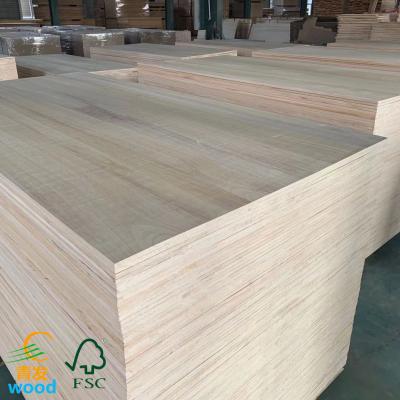 China Onsite Inspection After-sale Service Qingfa Soft Wood Solid Wood Board By Paulownia for sale