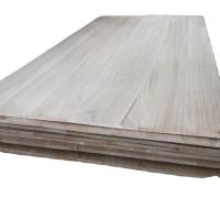 China Paulownia Wood Board Glued Timber Panels 16mm Thickness For Living Room for sale