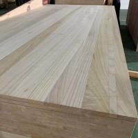 China Paulownia Wood Board Glued Timber Panels 16mm Thickness For Living Room for sale