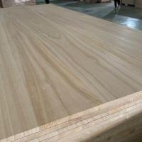China Paulownia Wood Board Glued Timber Panels 16mm Thickness For Living Room for sale