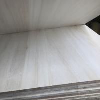 China Solid Timber Paulownia Wood Board For Crafts Natural Color 1220x2440mm for sale