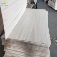 China Customized Size Furniture Bleached Panel Softwood Paulownia Timber Board for sale