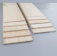 China Customized Size Furniture Bleached Panel Softwood Paulownia Timber Board for sale