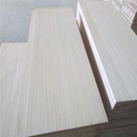 China BC Grade Solid Wood Paulownia Lumber Board For Natural Or Bleached Paulownia Sheet for sale