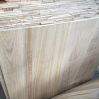 China Paulownia Wood Customerized Size Bleached Wood Boards Without Knots 1220x2440mm for sale
