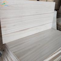 China Natural Or Bleached Paulownia Wood 2440x1220mm M3 For Solid Wood Panel for sale