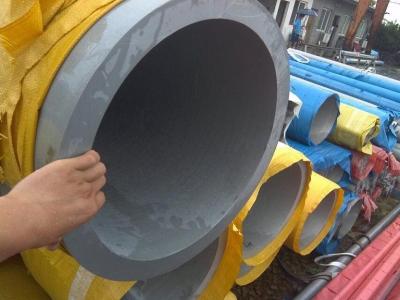 China AP Finish Heavy Wall Stainless Steel Pipe with Plain End , 720x40 mm for sale