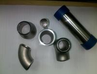 China Seamless 904L 2205 310S Stainless Steel Reducing Tee / Reducing Cross Pipe Fitting, AP Finish Saltation Finish for sale