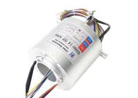 China 24 Group Servo Motor Slip Ring Through Hole 60mm 300rpm Low Electrical Noise for sale