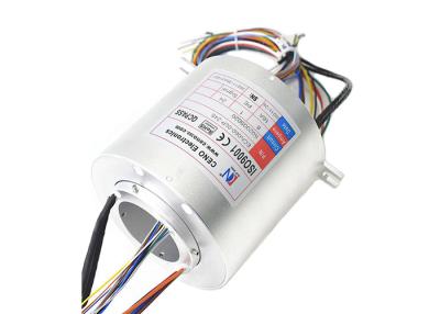 China 24 Group Servo Motor Slip Ring Through Hole 60mm 300rpm Low Electrical Noise for sale