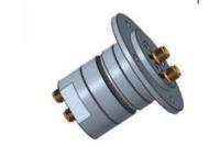 China Aluminum Alloy Dual Channel RF Rotary Joint 30rpm DC-4.5GHz Low Insertion Loss for sale