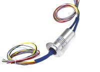 China Low Noise 10mohm Capsule Slip Ring Precious Metal Contact 250rpm 25mm Diameter for sale
