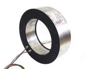 China Inner Diameter 700mm Large Slip Ring 6 Circuits X 24A IP65 Copper Graphite Contact for sale