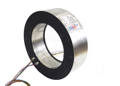 China Inner Diameter 700mm Large Slip Ring 6 Circuits X 24A IP65 Copper Graphite Contact for sale
