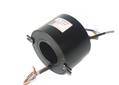 China 1000Mbps Ethernet Slip Ring Through Hole 80mm 4x5A Signals Low Electrical Noise for sale