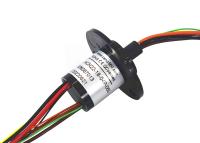 China Compact Capsule Slip Ring 4 Circuits 6A 6 Circuits 2A 300rpm Low Electrical Noise 15mohm for sale
