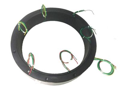 China 435mm Large Diameter Through Hole Slip Ring IP51 6 Group K Type Thermocouple Signal for sale