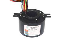 China 38.1mm Through Hole Slip Ring 4 Circuits 30A Aluminum Alloy Housing For Industry for sale
