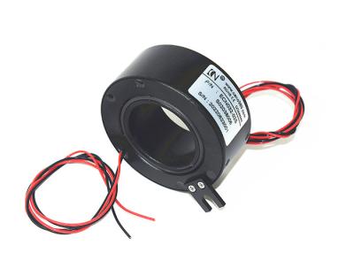 China Through Hole Slip Ring 32mm Bore 2 Circuits Low Electric Noise IP51 for sale