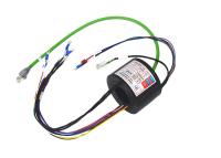 China IP54 Industrial Slip Ring 8 Circuits 10A 4 Signals -40°C Low Temperature for sale