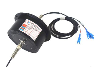 China 1 Single Mode 2 Multi Mode Fiber Optic Slip Ring SC Interface IP66 850-1550nm for sale