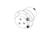 China Dual Channel RF Coaxial Rotary Joint DC-4.5GHz 30rpm SMA-F 50 Ohm for sale