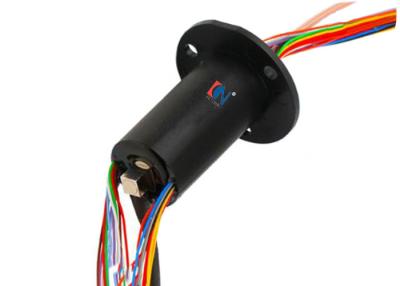 China 24 Circuits 2A Capsule Slip Ring IP40 80rpm DC-3GHz RF Coaxial for sale