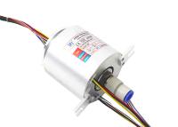 China 16 Circuits Pneumatic Slip Ring Gas Diameter 12mm Tube 4x10A 12x5A Power for sale